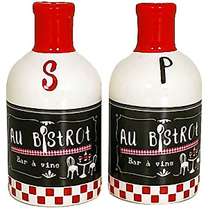 French Bistro Ceramic Salt and Pepper Shakers