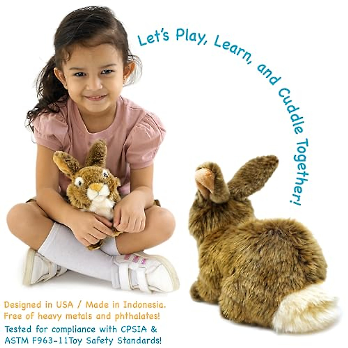 TigerHart Brigid The Brown Rabbit - 10 Inch Stuffed Animal Plush Bunny