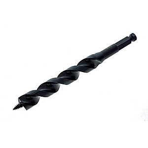 IDEAL Electrical 35-812 Nailbiter™ 7-1/2 in. Ship Auger – 3/4 in. Drill Bit w/ Dual-Helix Head, 60 deg. Angled Design