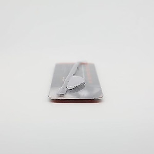 FVION 2 in 1 Eye Lash Lift Tool – Stainless Steel Eyelash Separator Tool for Eyelash Eyebrow Perming Tinting, Metal Lash Lift Rods Tools for Curling Extensions, Precision Lash Comb - Silver