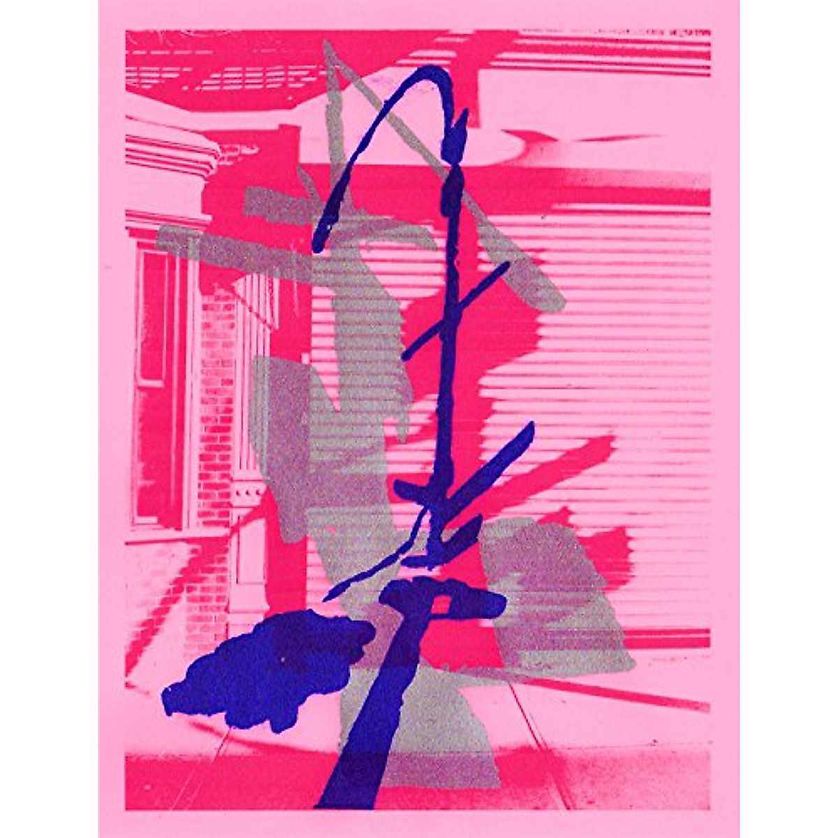 Brooklyn street shadow screenprint