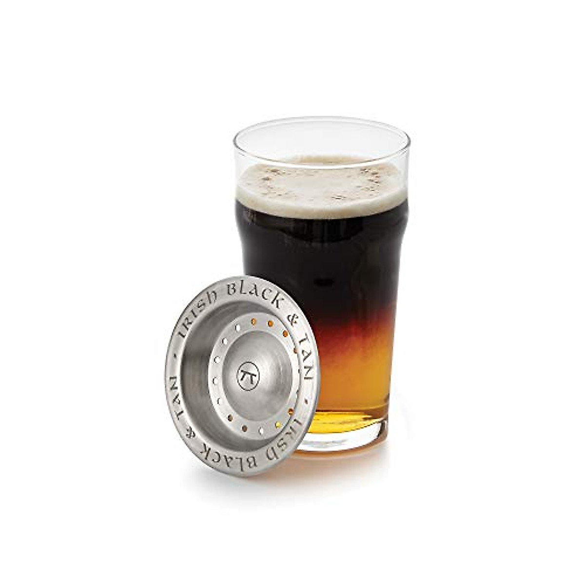 Outset Irish Black and Tan Layering Tool, 3.75" Diameter, Stainless Steel