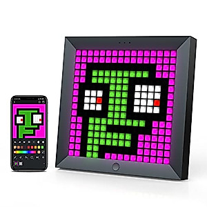 Divoom LED Light Display Panel Suit for RGB Light Bars,with Smart App Control Cool Animation Desk Setup for PC, TV, Gaming Room Decor