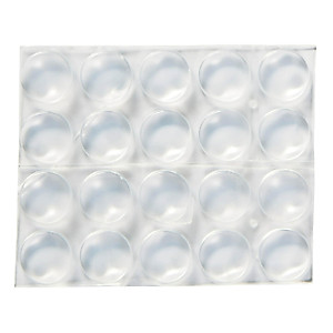 Scotch SP951-NA Bumpers and Door Stops, 1/2" Round, Clear, 40 Count