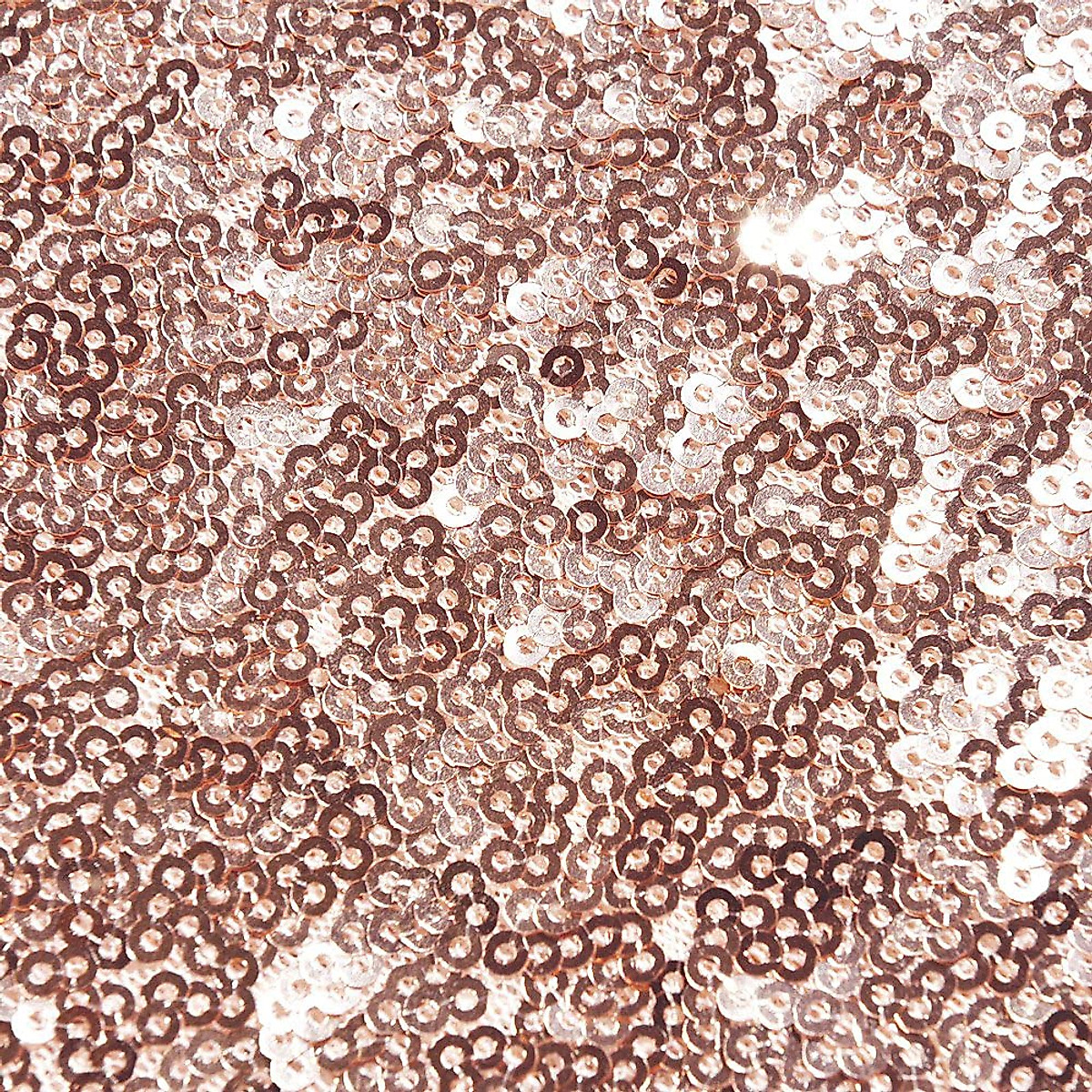 Sequin Table Runners Rose Gold- 12 X 108 Inch Glitter Rose Gold Table Runner-Rose Gold Party Supplies Fabric Decorations for Holiday Wedding Birthday