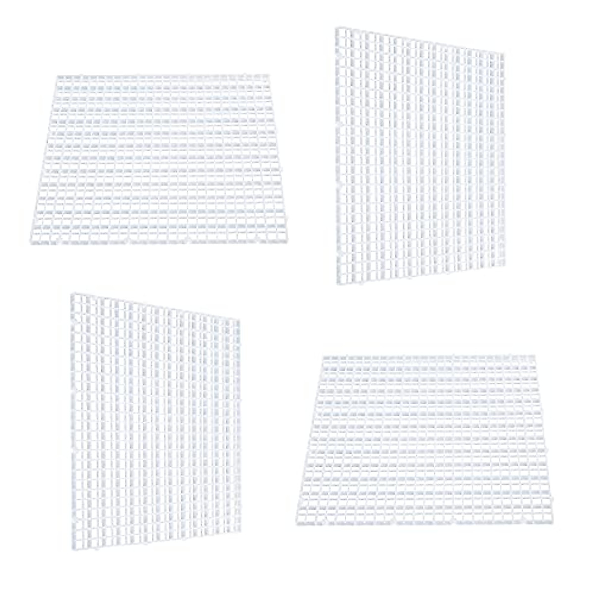 Aquarium Fish Tank Bottom Isolation, Grid Divider Tray Egg 4 Pcs (L 4pcs)