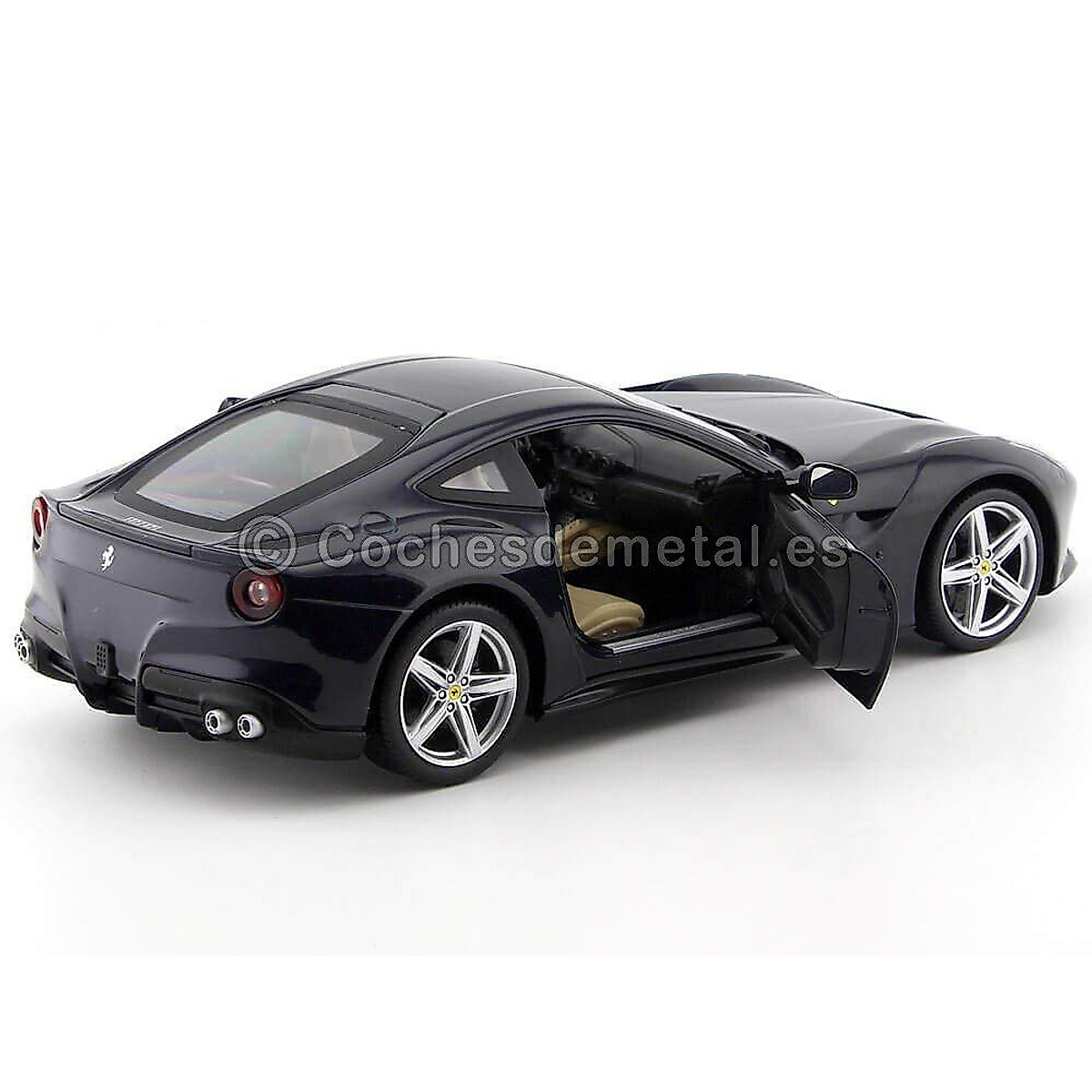 Hot wheels BCJ73 Ferrari F12 Berlinetta Blue 1/18 Diecast Model Car by Hotwheels