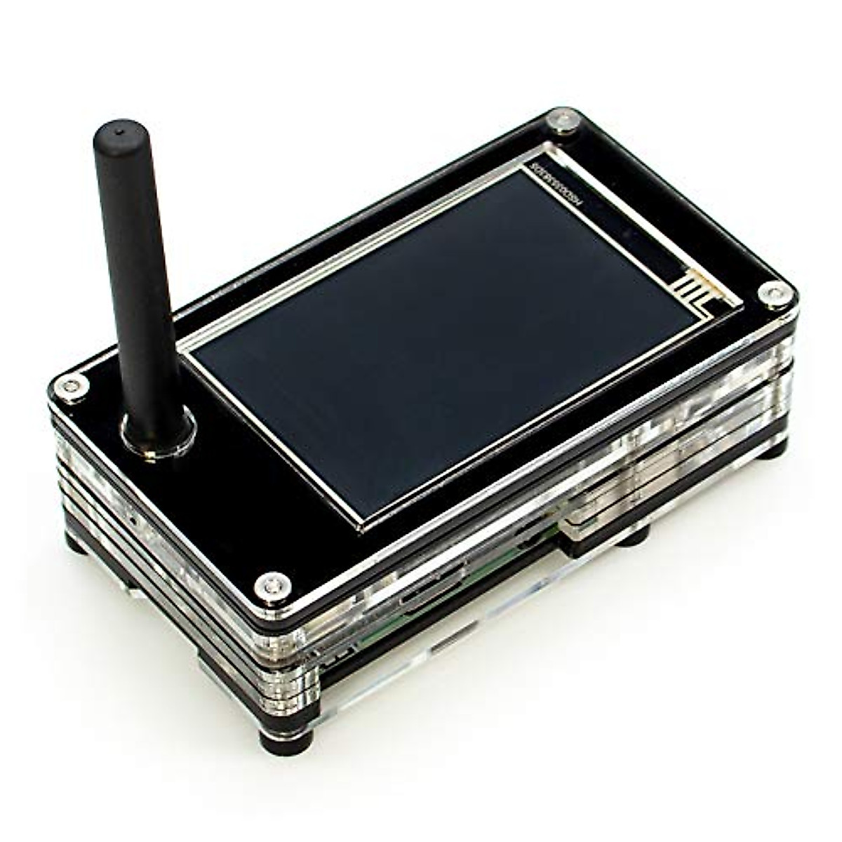 C4Labs ZRPi-3.5NSX Nextion Screen Case – Raspberry Pi 3 B+, ZUMspot MMDVM, and Enhanced 3.5" Nextion Screen (Included) ~ Black Ice
