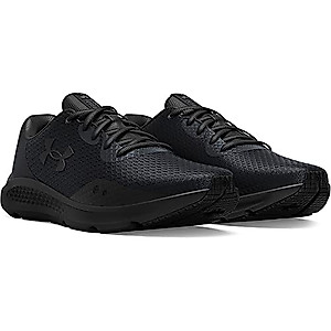 Under Armour Men's Charged Pursuit 3 Running Shoe, Black (002)/Black, 10.5 X-Wide