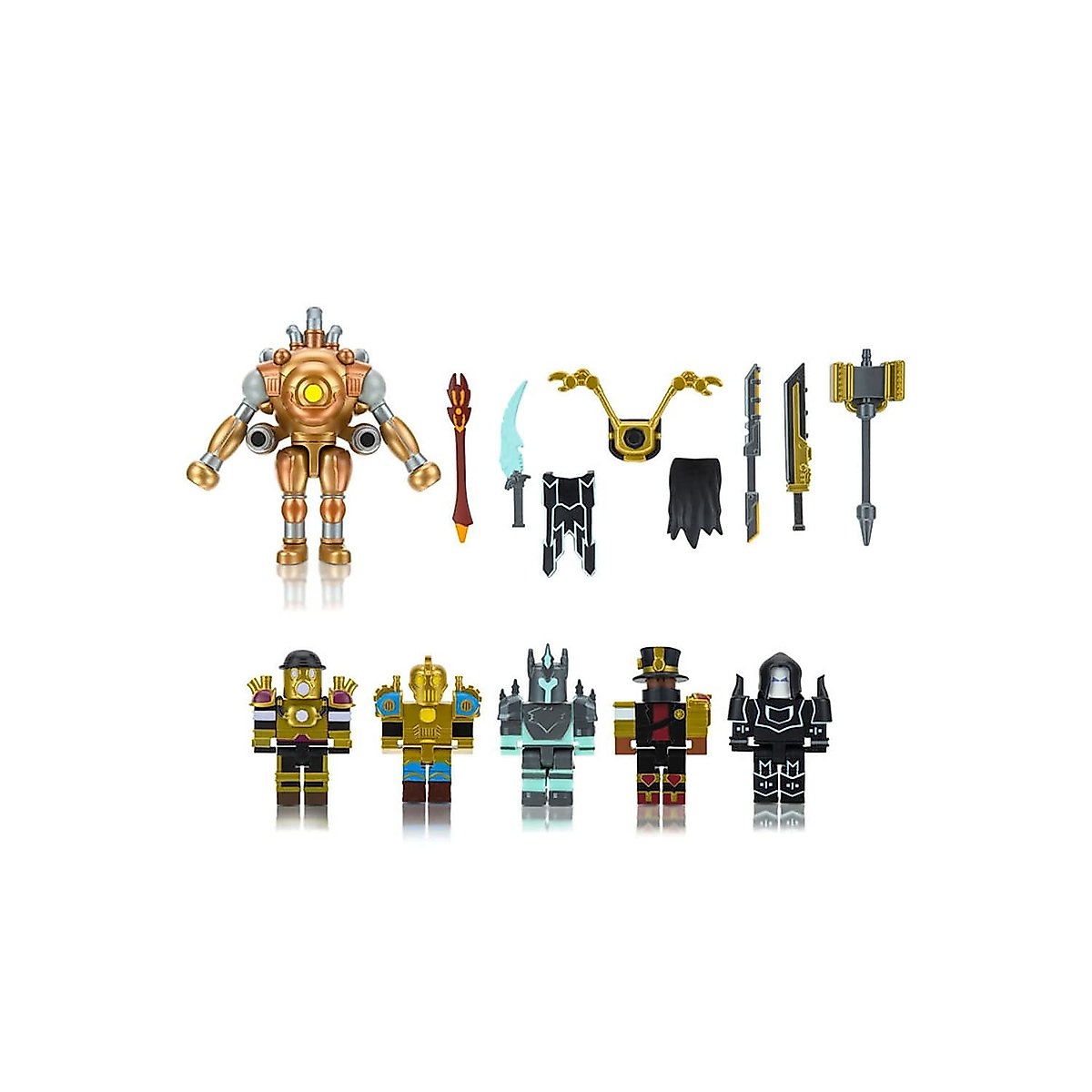 Roblox Action Collection - Dungeon Quest: Fusion Goliath Throwdown Feature Playset [Includes Exclusive Virtual Item]
