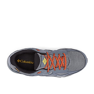 Columbia Mens Vitesse Fasttrack Waterproof Hiking Shoe, Graphite/Bright Gold, 9.5 US