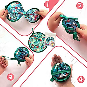 VANVENE 5 Pack Japanese Foldable Fan,Folding Hand Fan,Collapsible Hanheld Fans for Wedding Party Favors Decorations Portable