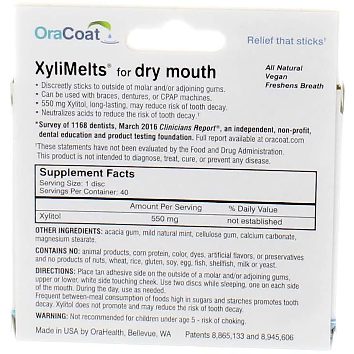 Xylimelts Xylimelts Mint 40 Ct