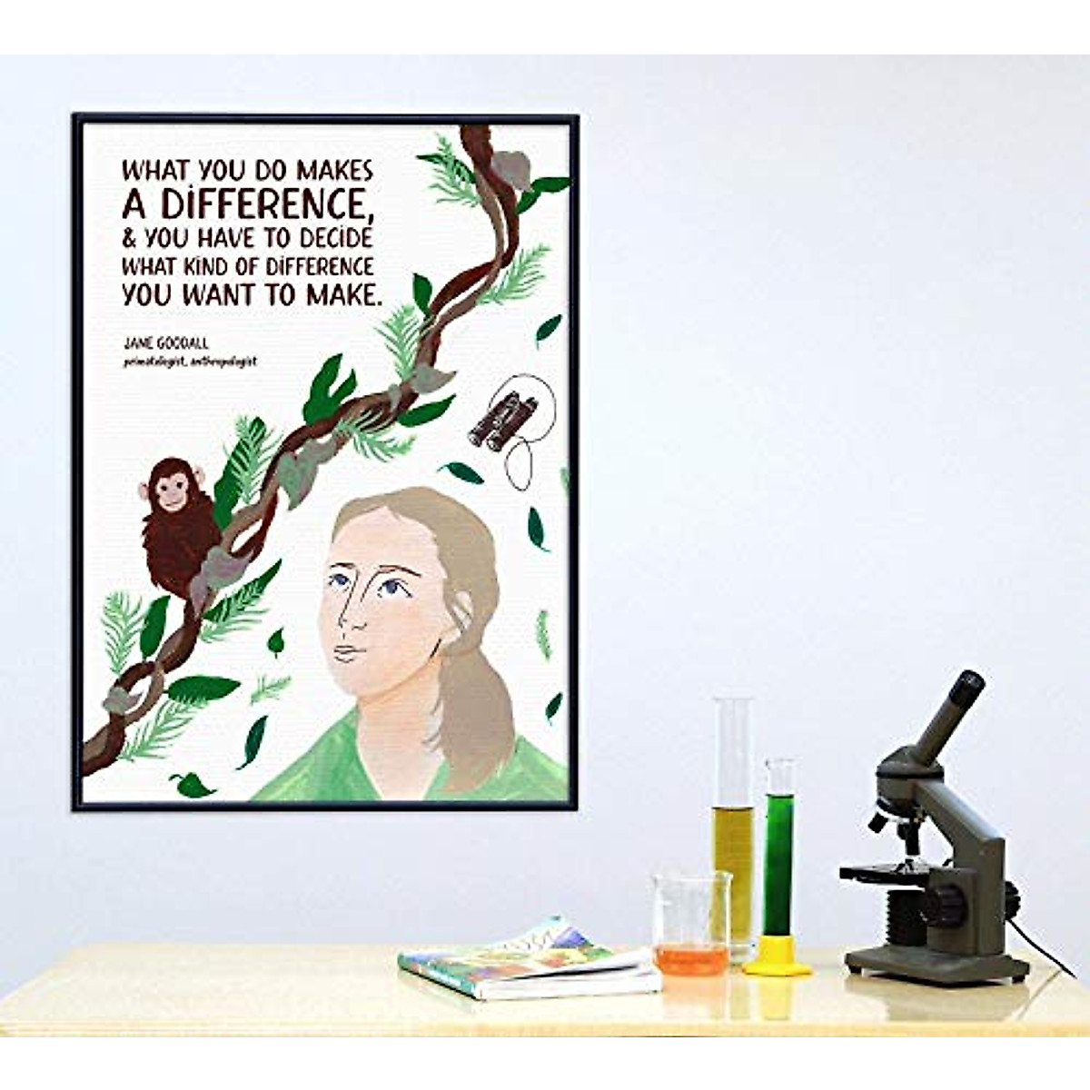 STEM Scientists and Mathematicians Inspirational Quote 8 Poster Set. Fine Art Paper, Laminated, or Framed. Multiple Sizes Available for Home, Office, or School.