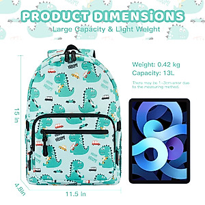 JOYHILL Kids Backpacks, Cute Lightweight Water Resistant Preschool Backpack, Adjustable Shoulder Straps for Boys Girls
