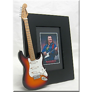 DAVE MURRAY Miniature Guitar Picture Frame IRON MAIDEN