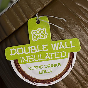 6 Pack Set Tiki 16oz Coconut Tropical Travel Tumbler Cup Plastic Drinking Glass & Straw BPA Free Plastic Reusable