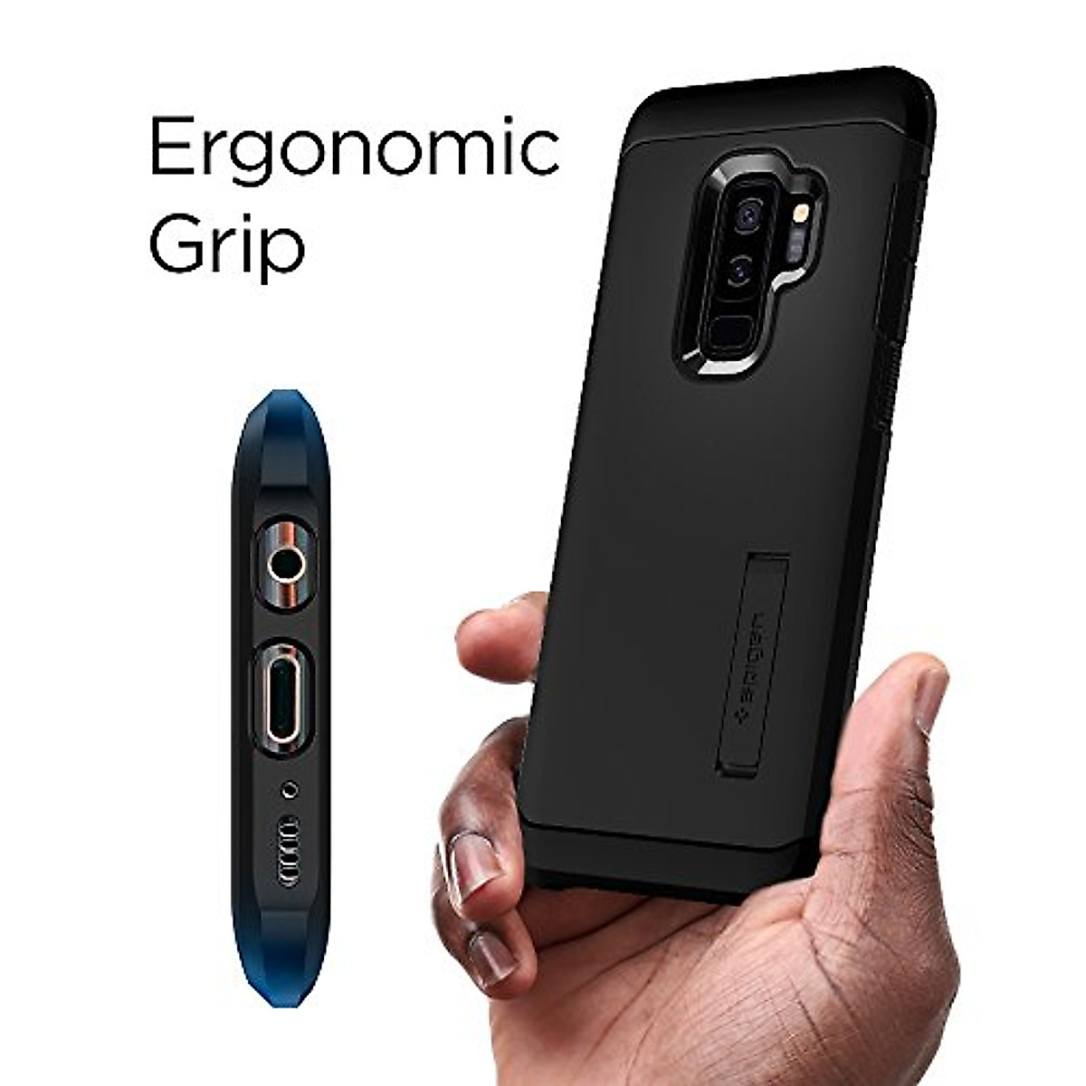 Spigen Tough Armor Designed for Samsung Galaxy S9 Plus Case (2018) - Black
