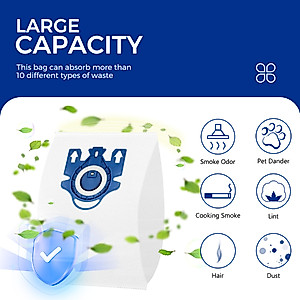 Vacuum Cleaner Bags Fit for Miele Classic C1 Complete C1 C2 C3 S227 S240 S270 S400 S2 S5 S8 Series (9)