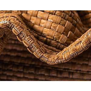 Unique Loom Outdoor Border Collection Area Rug - Checkered (8' x 11' 4" Rectangle, Light Brown)