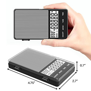 MAXUS Espresso Scale with Timer 1000g/0.1g Drip Coffee Scale, Small and Handy Barista Scale, Brew Drip Tray Coffee Scale, Backlit LCD for Fast and Accurate Reading, Convenient Digital Pocket Scale