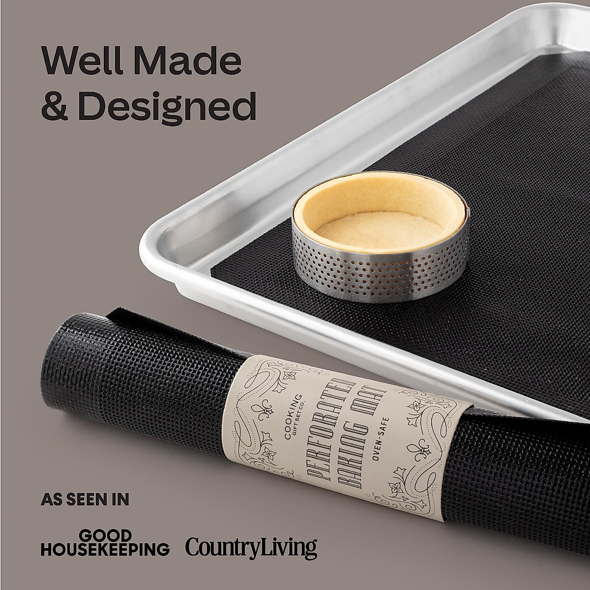 French Tart Baking Set | Unique Baking Gifts for Women BFF Kitchen Baking SuppliesPresent a Food Making Kit For Adults & Parisian Cooking Tools for Pastry Dessert