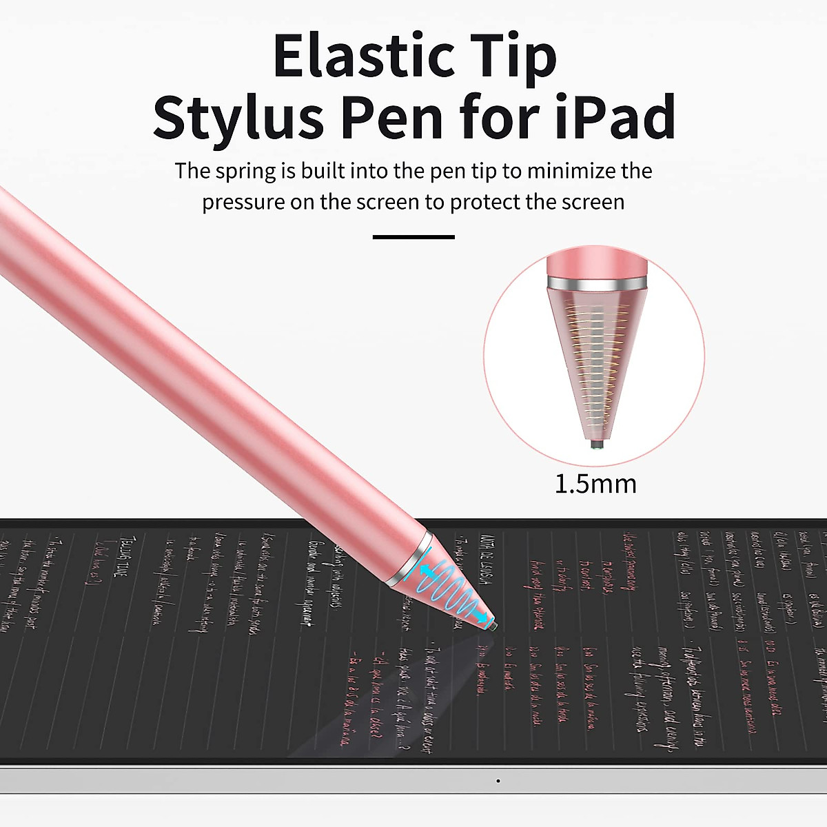 Active Stylus Pens for Touch Screens, Digital Stylish Pen Pencil Rechargeable Compatible with Most Capacitive Touch Screens