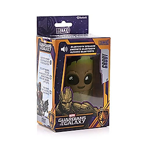 Bitty Boomers Marvel Guardians of The Galaxy: Groot - Mini Bluetooth Speaker, Multicolored
