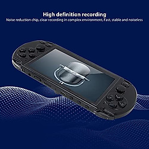 (Black) 5.1'' 8GB Retro Handheld Game Console Portable Video Game Support 10 Simulators