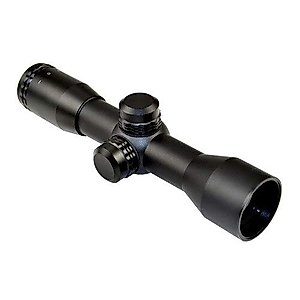 DB TAC INC 4X32 Compact Scope with Mil-Dot Reticle and 1" Picatinny Scope Rings