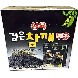Sahmyook Black Sesame Soy Milk, 6.42 Fl. Ounce (Pack of 16)