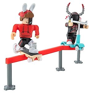 Roblox Action Collection - Skate Park: The Rail Game Pack [Includes Exclusive Virtual Item]