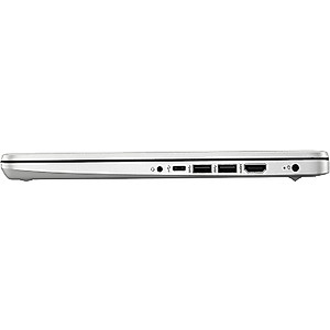 HP Laptop 14 Business Computer 14" HD Micro-edge BrightView 11th Generation Intel Quad-core i5-1135G7 (Beats i7-1065G7) 8GB RAM 256GB SSD Iris Xe Graphic USB-C Win11 Silver + HDMI Cable