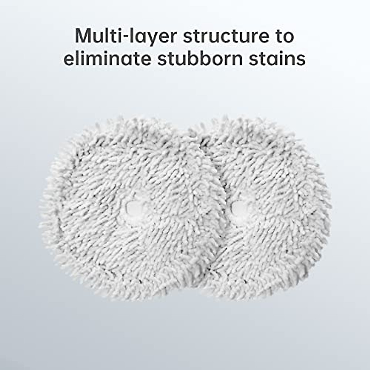 Dreametech W10 Mop Pads, Wet Mopping Pads Compatible with W10 Robot Vacuum, Replacement Mop Cloths for Mopping Floor(2PCS)