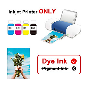 Koala Thin Inkjet Printer Paper for DIY Chip Bag and Print Brochure Flyer 8.5x11 Inches Glossy 100 Sheets 36Lb