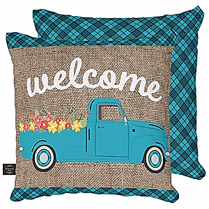 Briarwood Lane Springtime Pickup Decorative Pickup Floral Indoor Outdoor 17"x17"