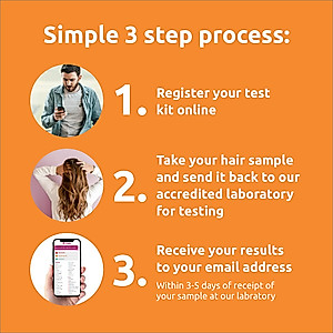 Advanced Health & Food Sensitivity Test by SSC (700+ Items Tested), Environmental & Food Intolerance Testing Kit for Adults, Accurate Hair Analysis at Home Test Kit