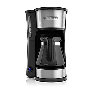 BLACK+DECKER CM0755S, 5-Cup, Silver