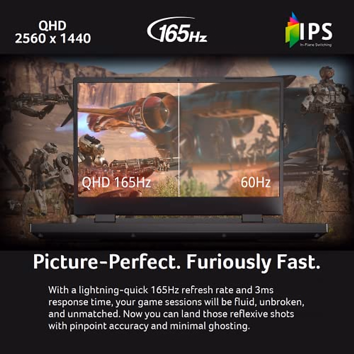 Acer Nitro 5 AN515-58-7583 Gaming Laptop | Intel Core i7-12700H | NVIDIA GeForce RTX 3070 Ti Laptop GPU | 15.6" QHD 165Hz 3ms IPS Display | 16GB DDR4 | 2TB SSD in RAID 0 | Killer WiFi 6 | RGB Keyboard