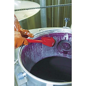 Vikan, Orange Brush,Washing,Stiff,15.75",PP/PBT, 4186