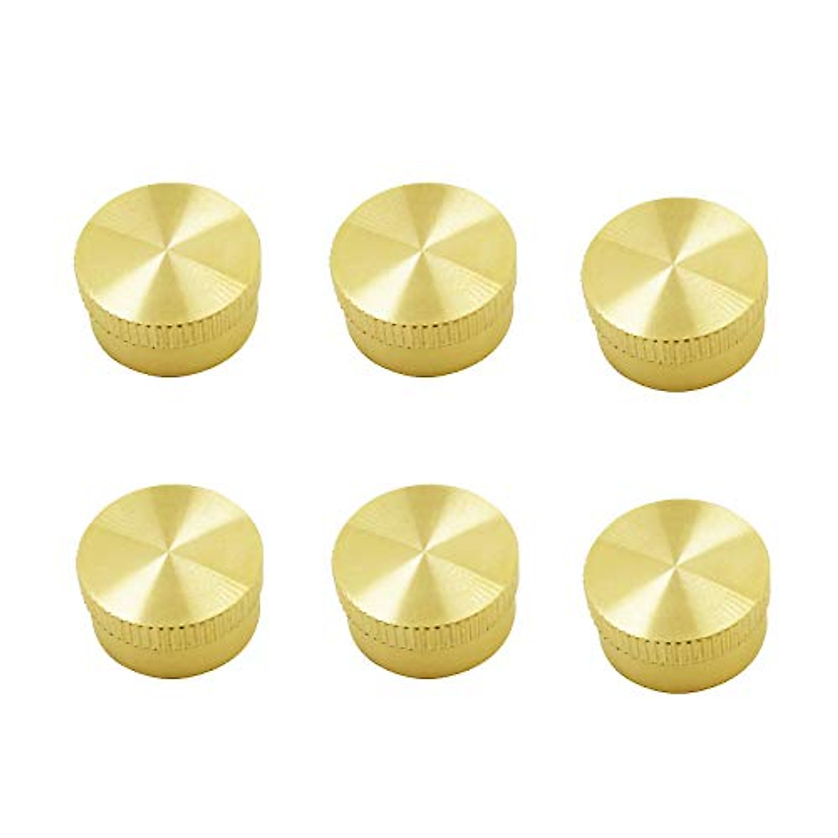 MENSI 6 PCS Solid Brass 1LB Propane Gas Bottle Thread Protection Cap, 1 Pound Green Cylinder Dust Thread Cap
