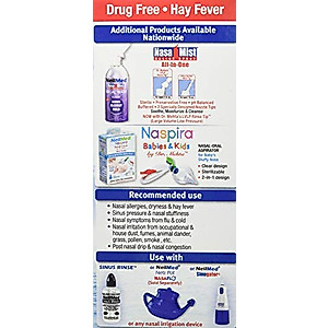 NeilMed Sinus Rinse All Natural Relief Premixed Refill Packets 100 Count (Pack of 1)