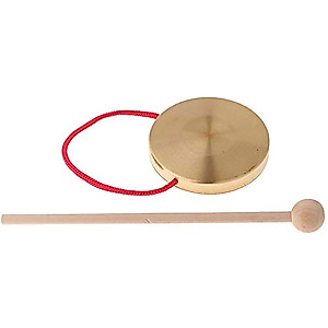 Tzong Mini Gongs Tambourine Cymbals Percussion Musical Instruments