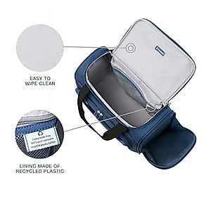 Travelpro Maxlite 5 Softside Lightweight Underseat Carry-On Travel Tote, Overnight Weekender Bag, Men and Women, Sapphire Blue, 18-Inch