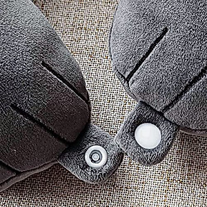 MINISO Travel Neck Pillow with Eye Mask, We Bare Bears Memory Foam Neck Cartoon Pillow Valentine's Day Gift for Travelling, Sleeping, Airplane, Car, Home & Office(Panda)