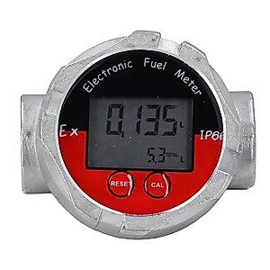 Digital Meter High Accuracy LCD Display for Gasoline Water 20MPa Maximum Pressure