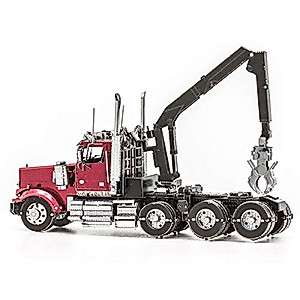 Fascinations Metal Earth Western Star 4900SF Log Truck 3D Metal Model Kit