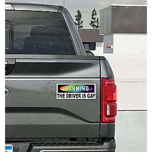 38 PCS The Original Funny Gay LGBT Prank Bumper Stickers [Updated] Extra Large for Cars, Trucks and Luggage I Am So Gay I Can't Even Drive Straight Sticker Variety Pack