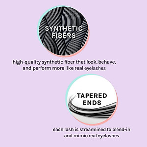 AOA Studio 3D False Eyelash 5 Pairs Natural Handmade Eyelashes Natural Volume Reusable Soft Makeup False Eyelashes 100 Percent Handmade Cruelty Free (Jackie)