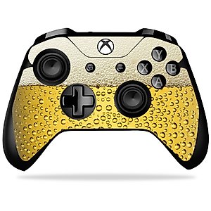 MightySkins Skin Compatible with Microsoft Xbox One X Controller - Beer Buzz | Protective, Durable, and Unique Vinyl Decal wrap Cover | Easy to Apply, Remove, and Change Styles | Made in The USA